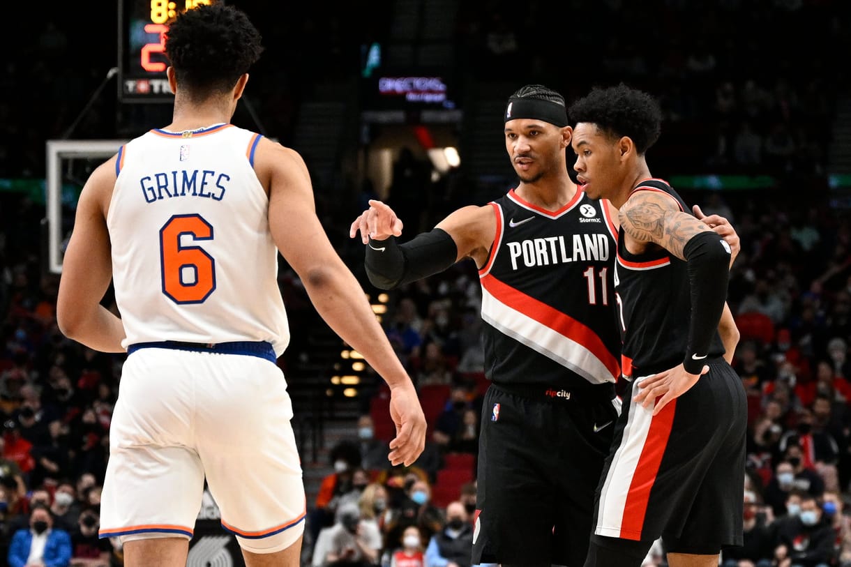 Knicks reunite Josh Hart, Jalen Brunson, send Cam Reddish to Portland