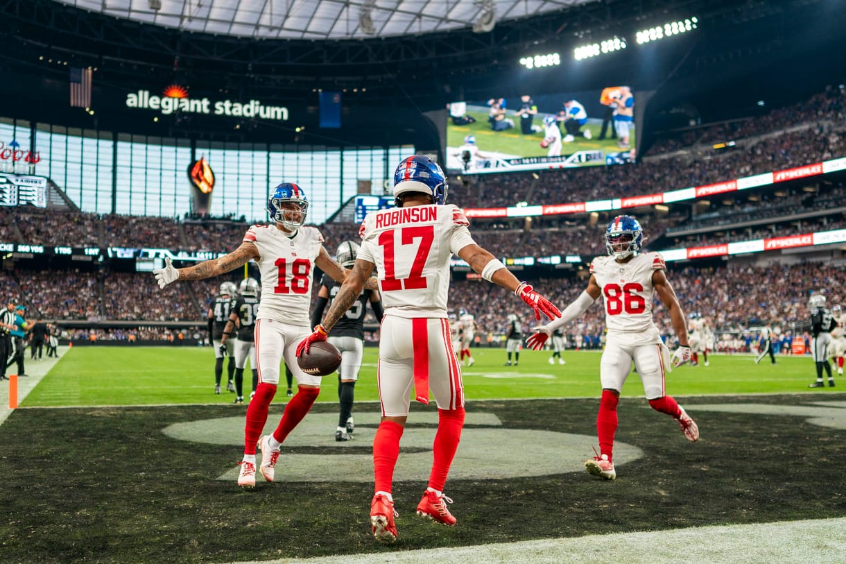 Giants have 2 young impact wide receivers for the future