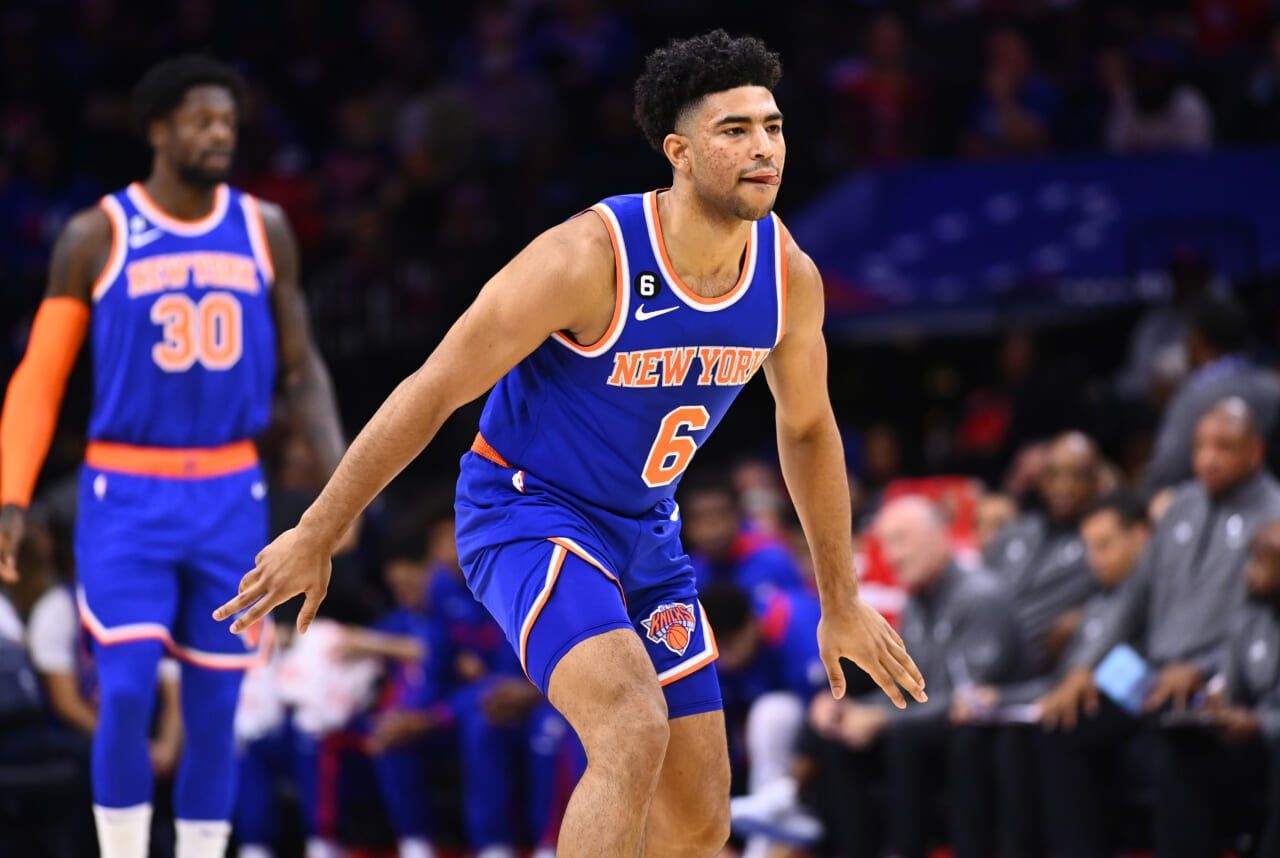 How long will the Knicks have Quentin Grimes be a "situational" player?