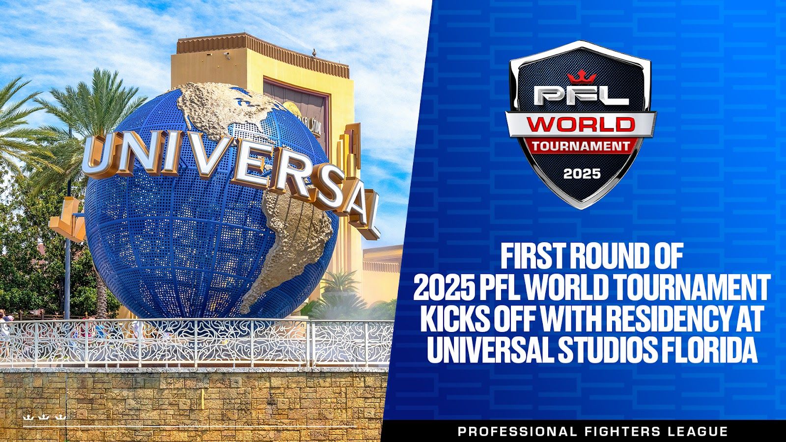 PFL announces World Tournament will kick off residency at Universal ...