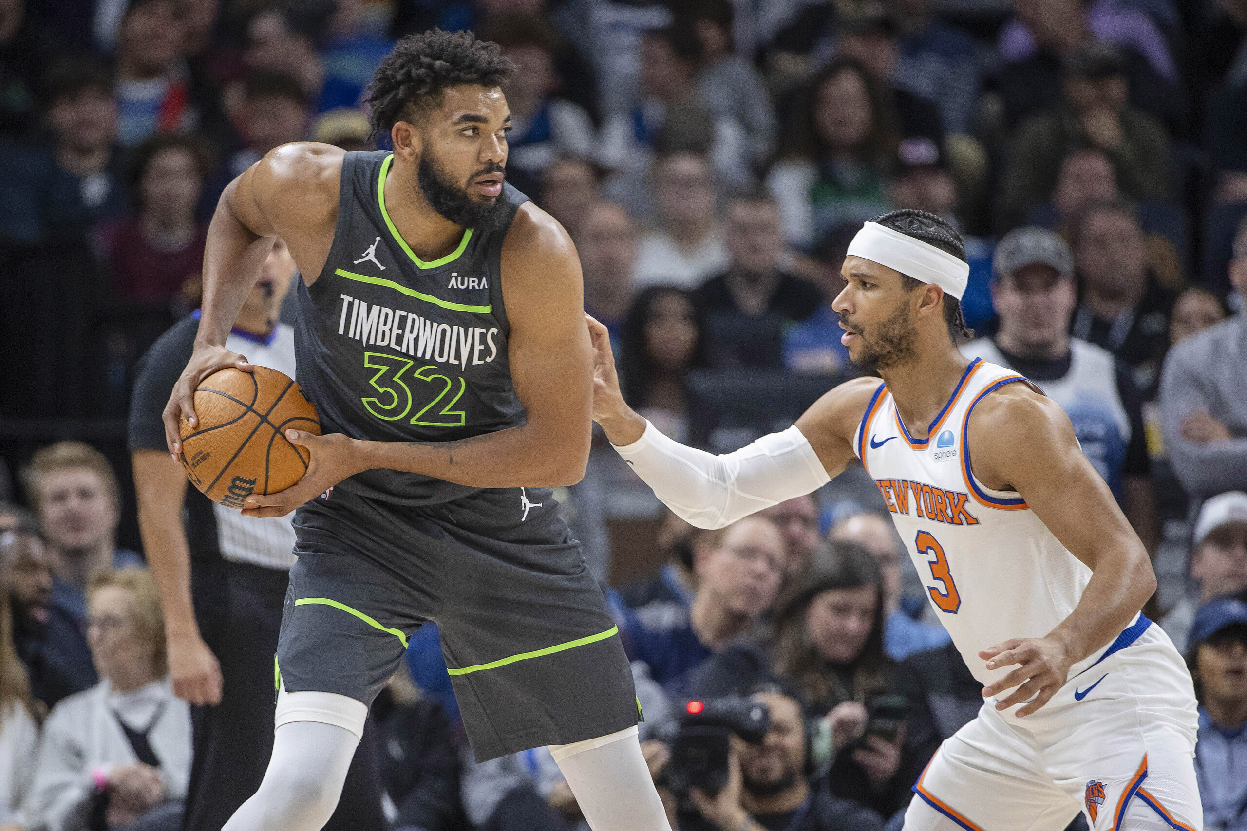 Knicks’ Josh Hart offers glowing review of Karl-Anthony Towns’ impact