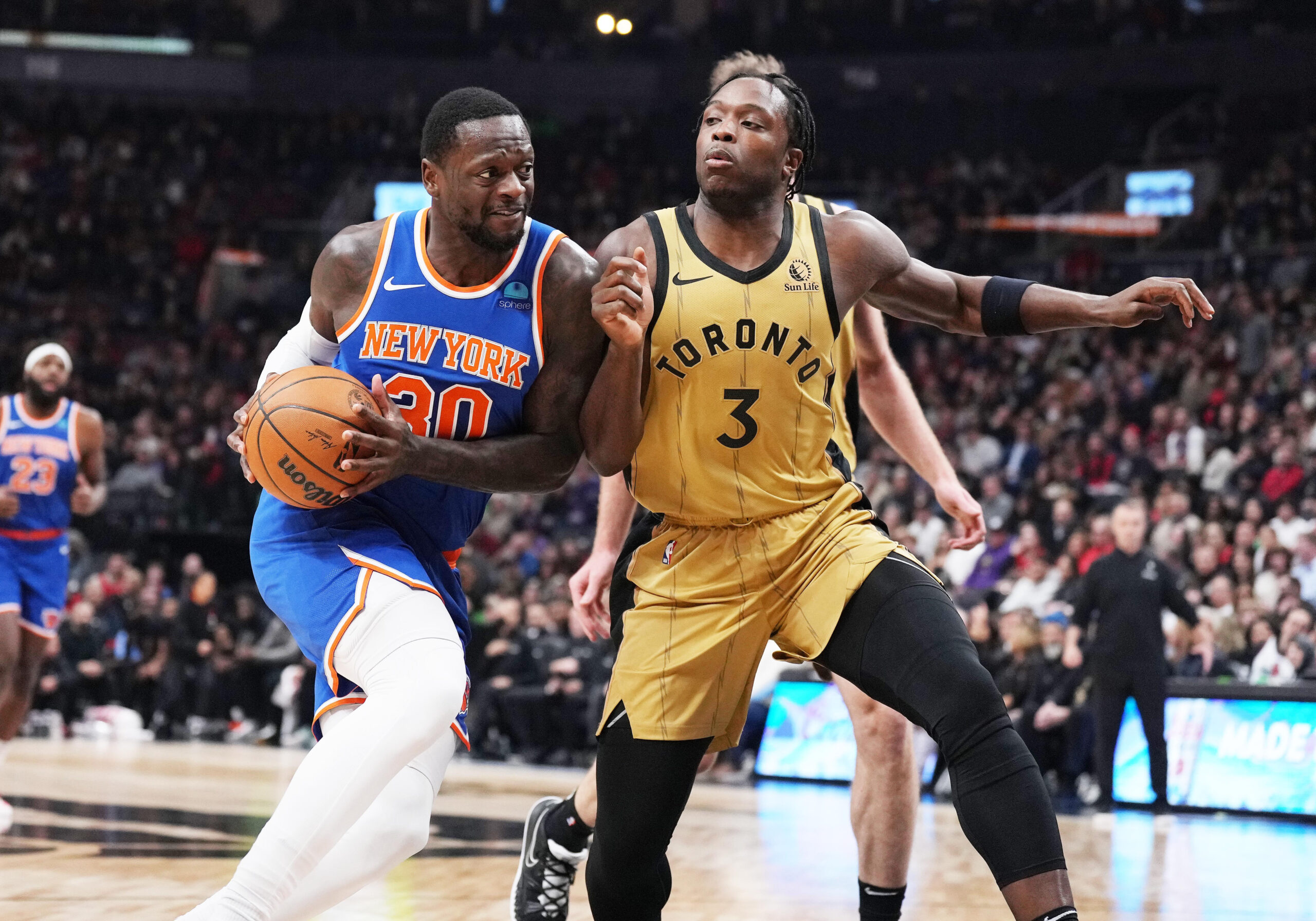 How Knicks' Julius Randle and Carmelo Anthony compare through first 309 ...