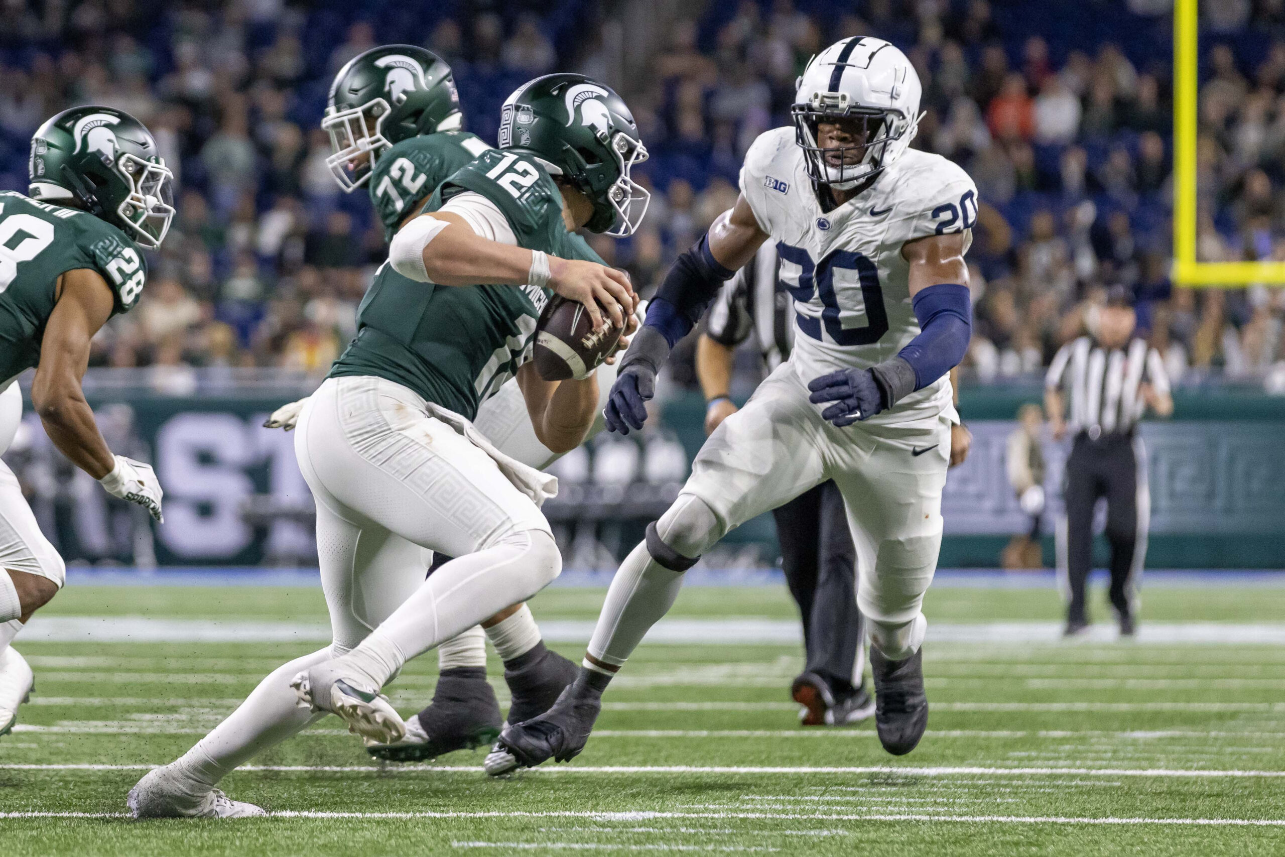 Giants meet with projected mid-round Penn State pass-rusher