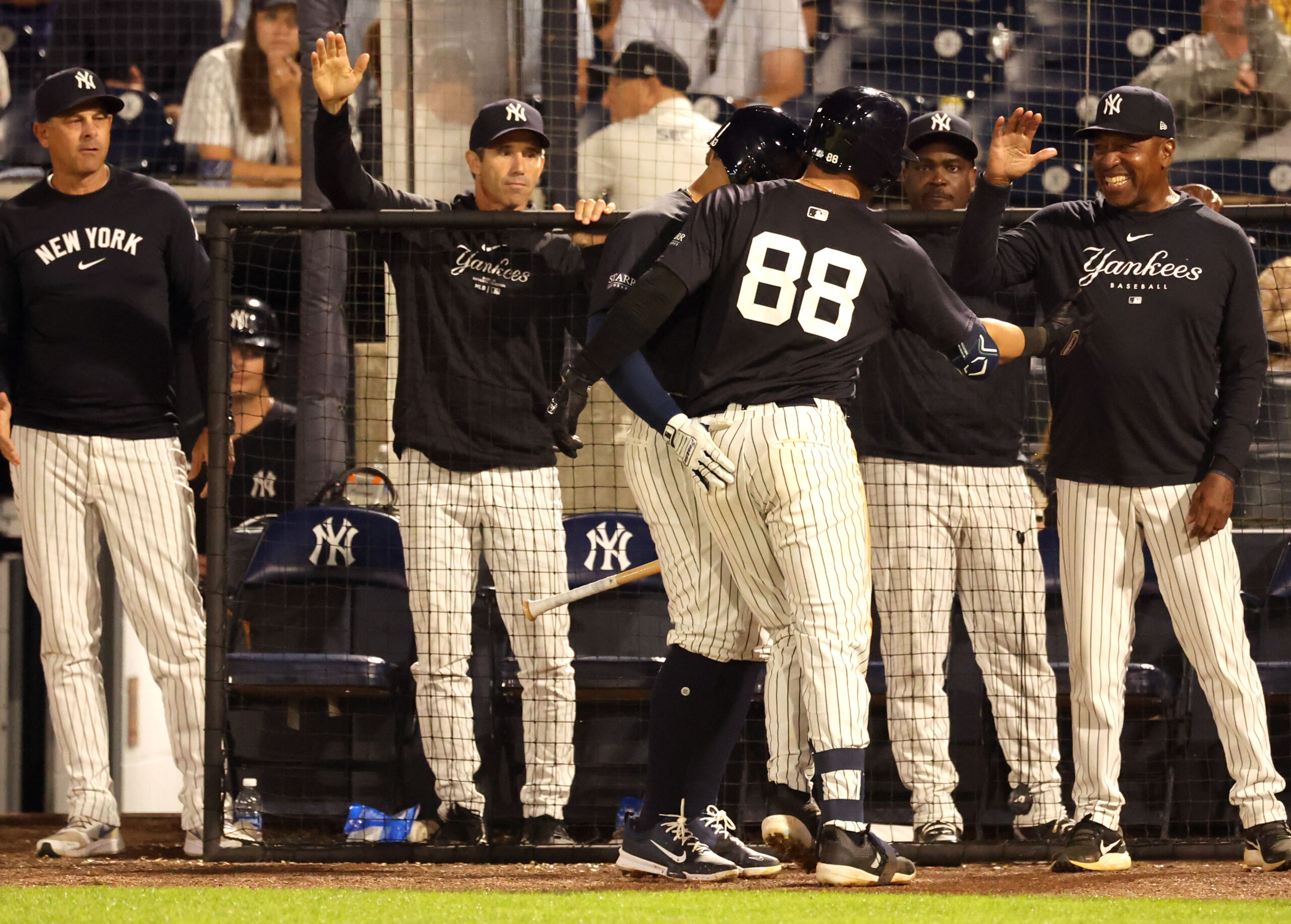Yankees' rising catcher has big performance in an 11-5 loss to the Tigers