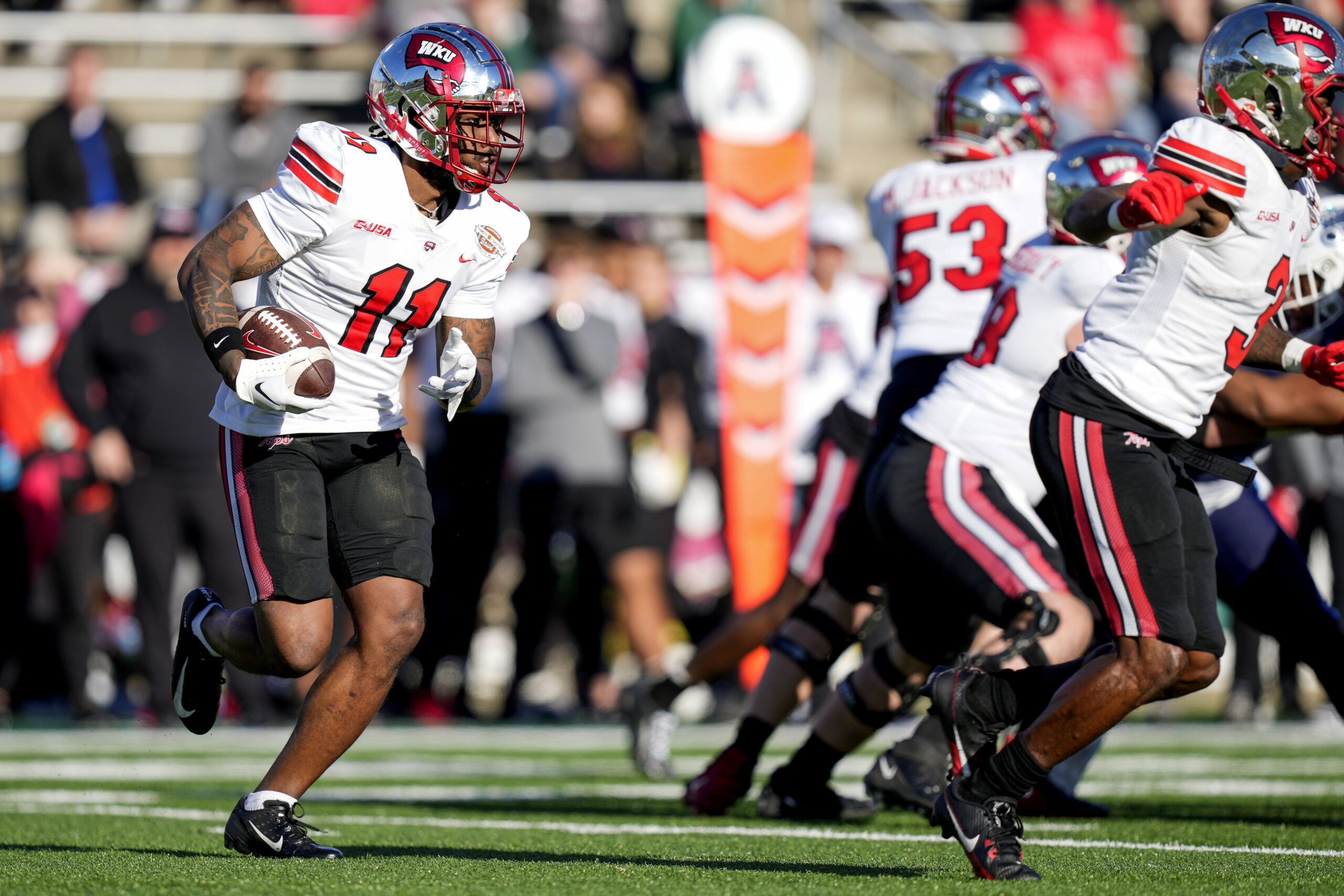 Giants send WR coach to scout dynamic Western Kentucky playmaker at pro day