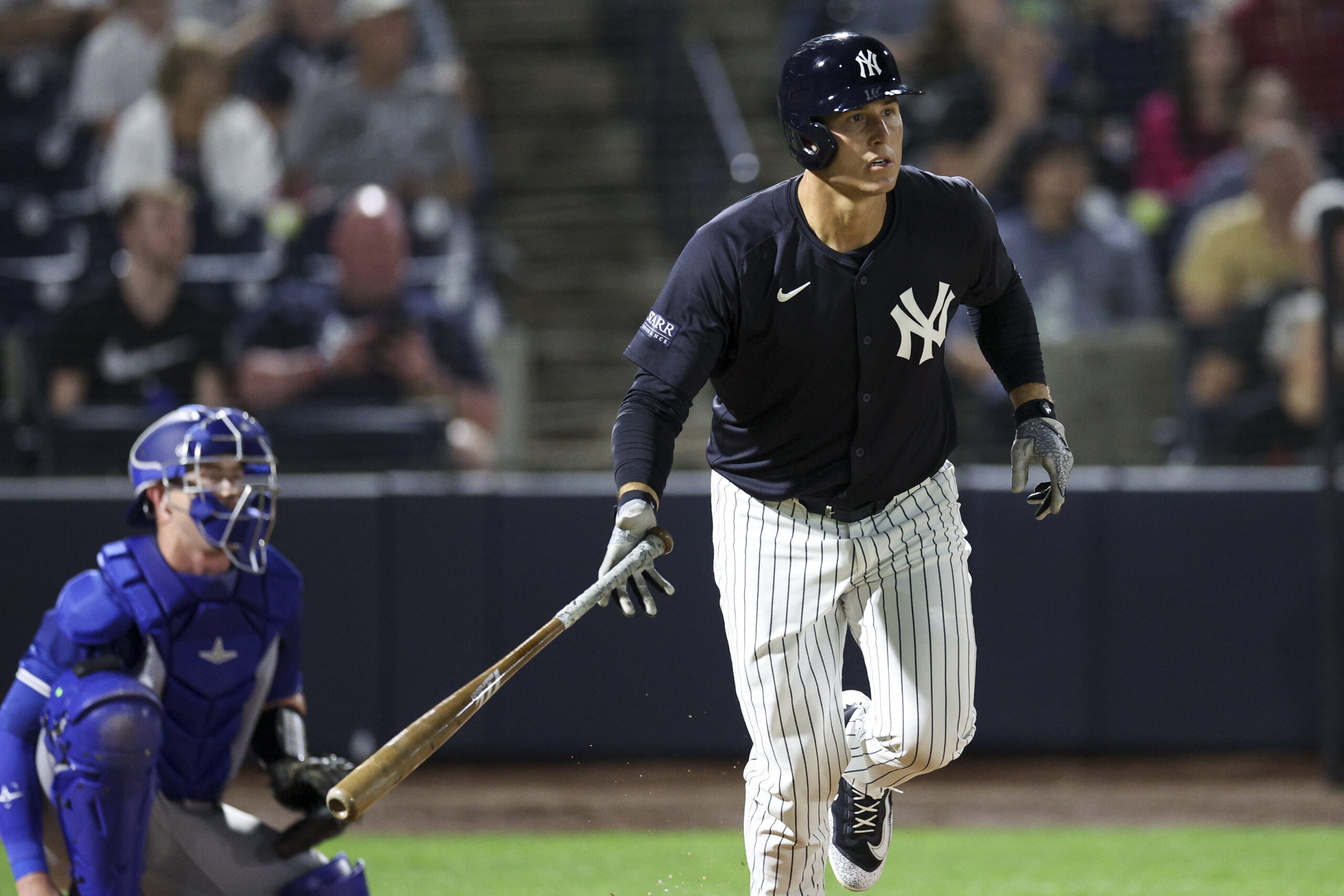 Yankees scratch starting first baseman moments before Friday's first pitch