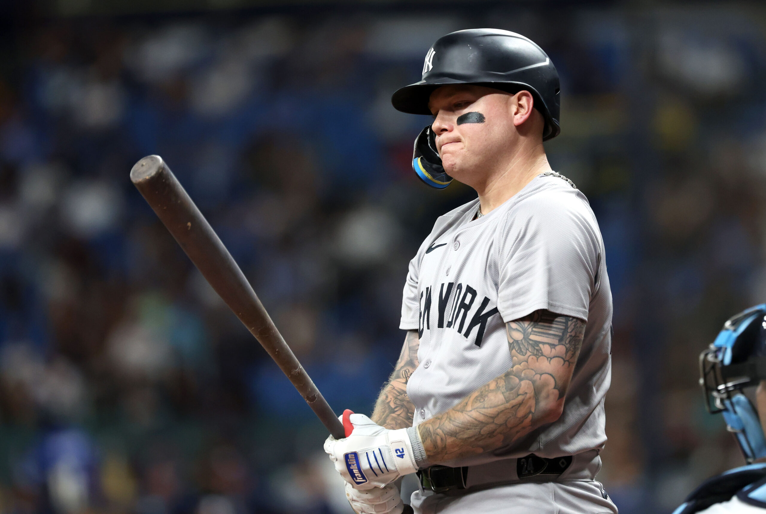 Yankees' starting left fielder drawing trade interest