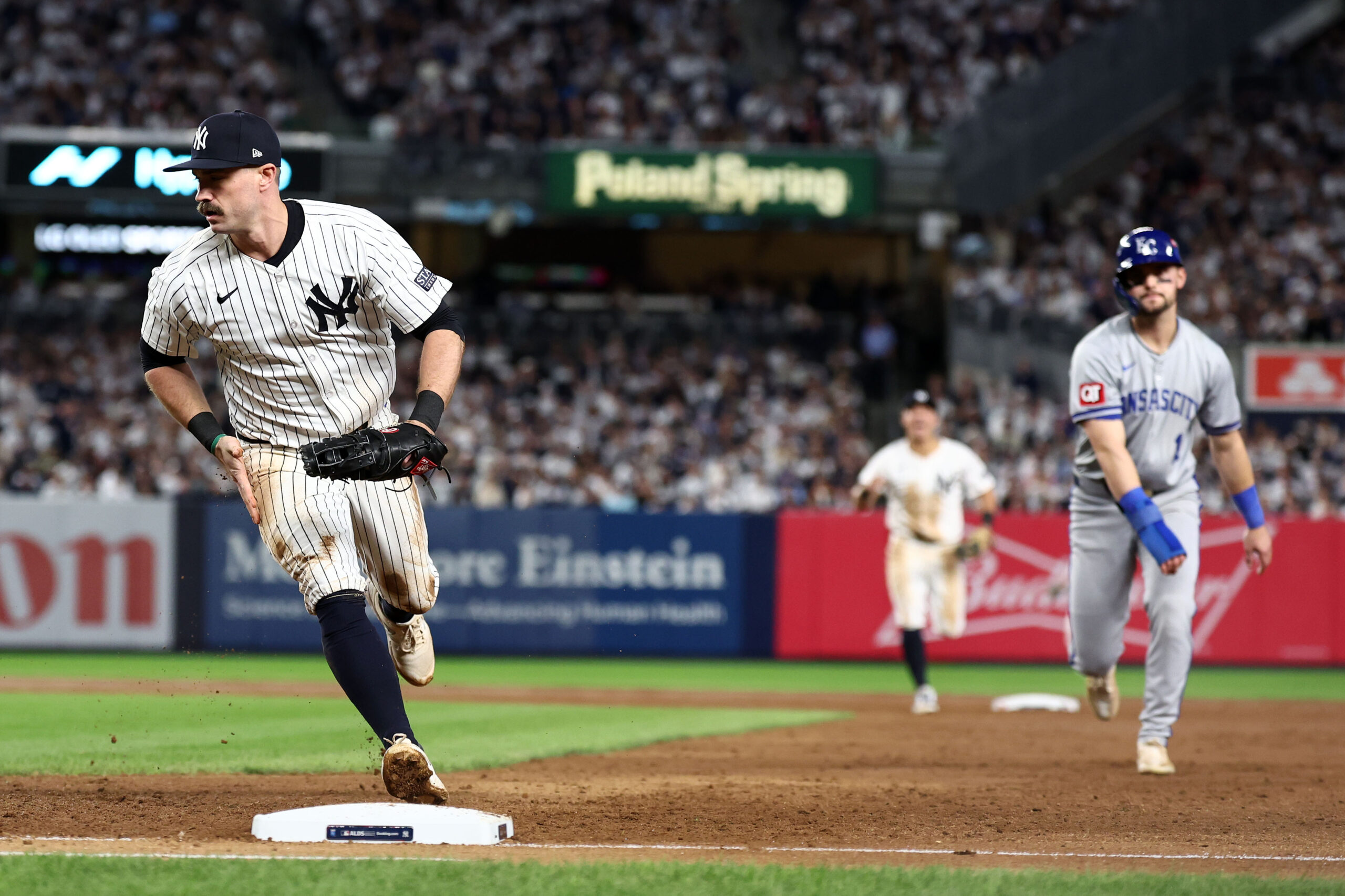 Yankees shaking up first base again in Game 3 of the ALCS
