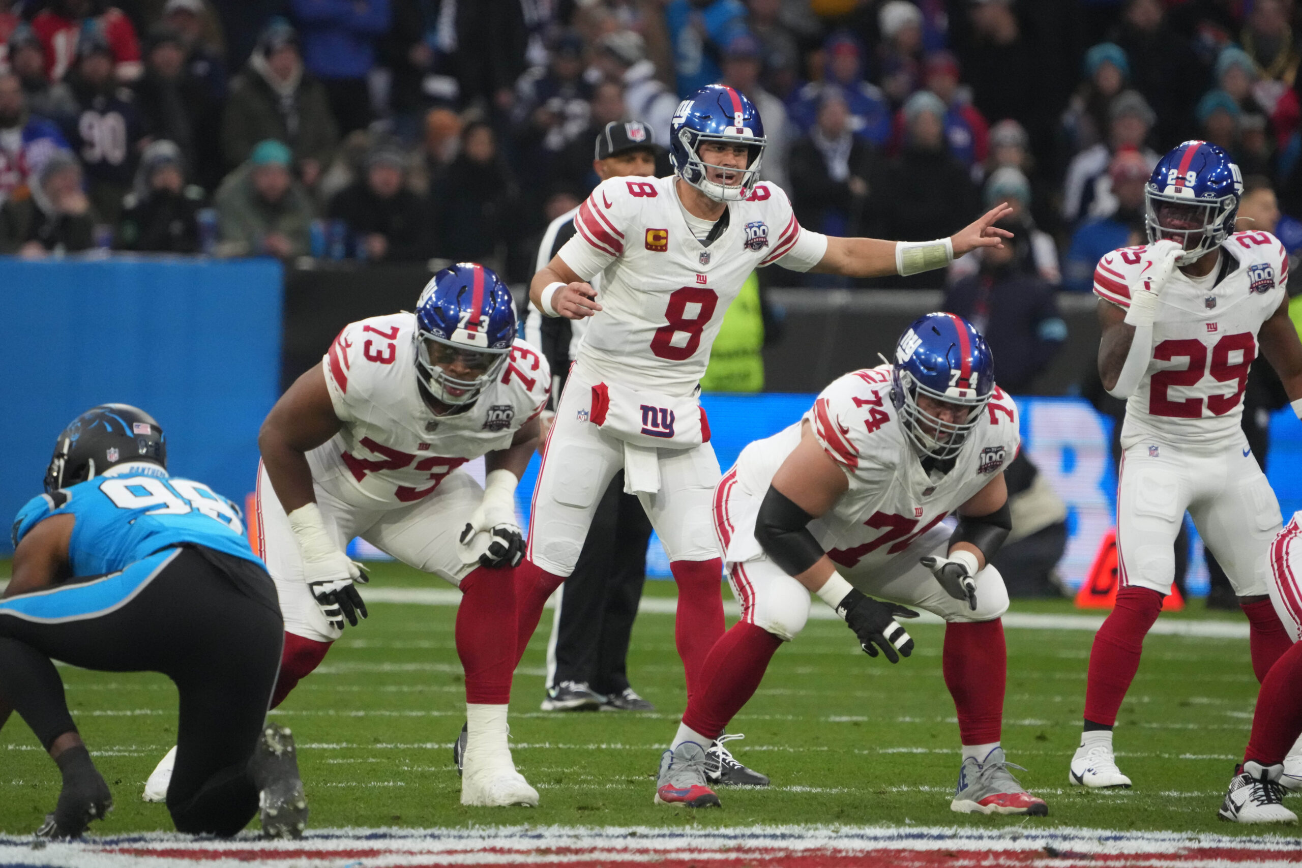 Giants' offensive line named 'most improved' in the NFL by PFF