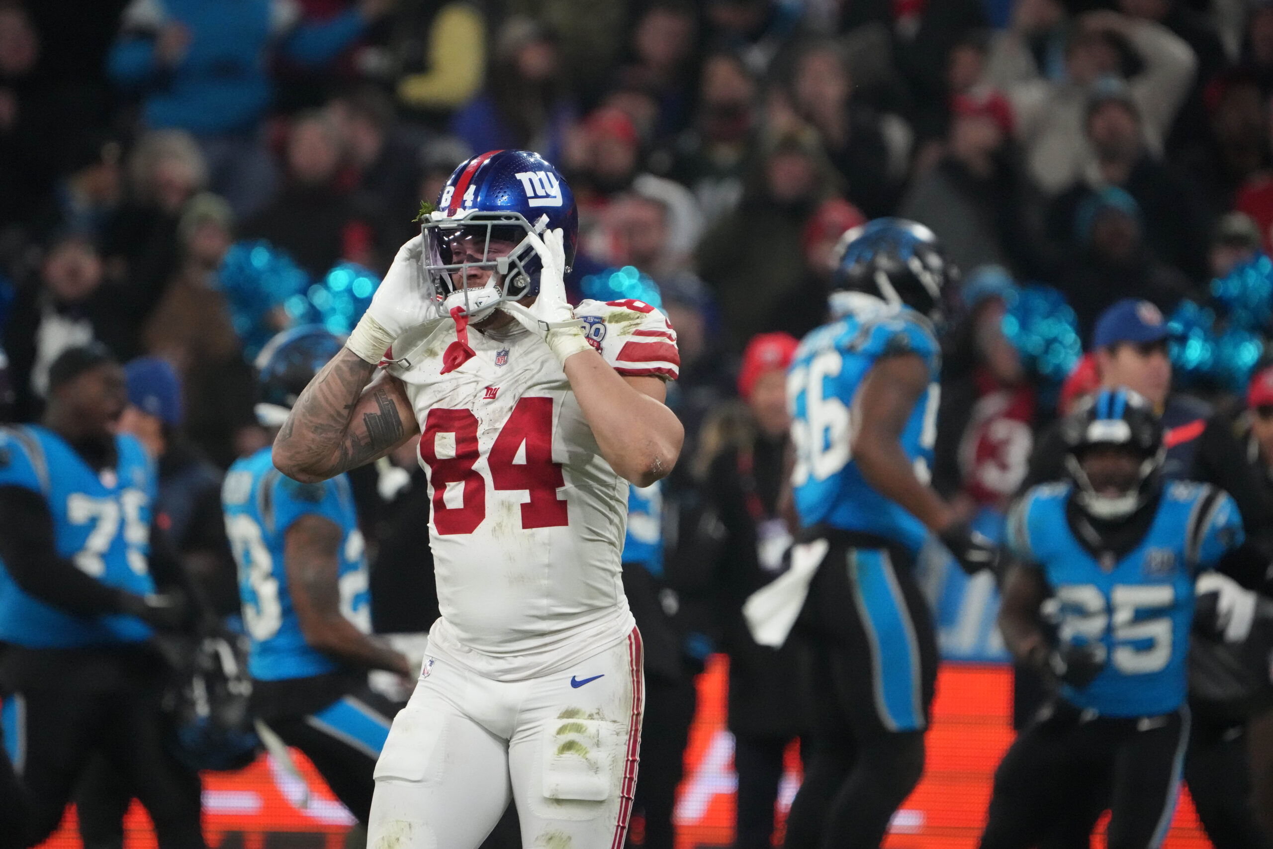 Giants tapping into big upside with rookie tight end