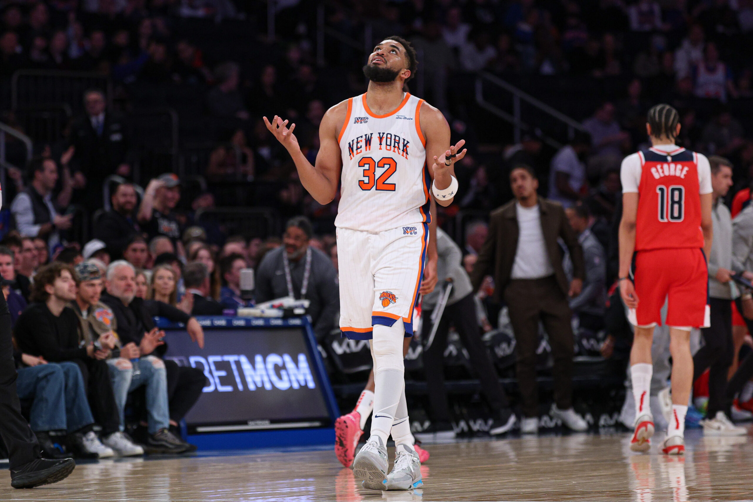 Knicks’ All-Star center makes franchise history against Wizards