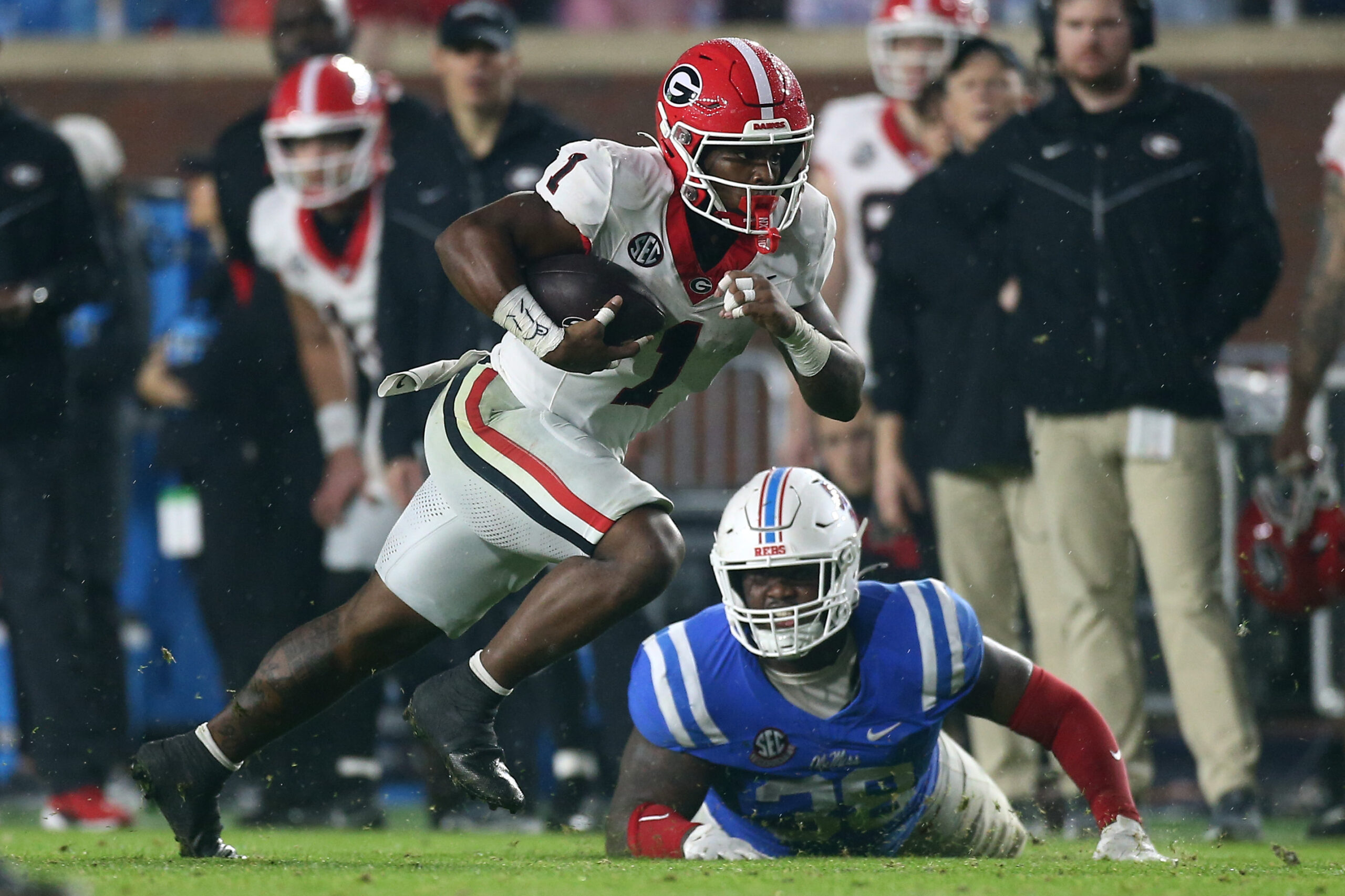 Giants could steal shifty one-cut Georgia running back on Day 3 of NFL ...