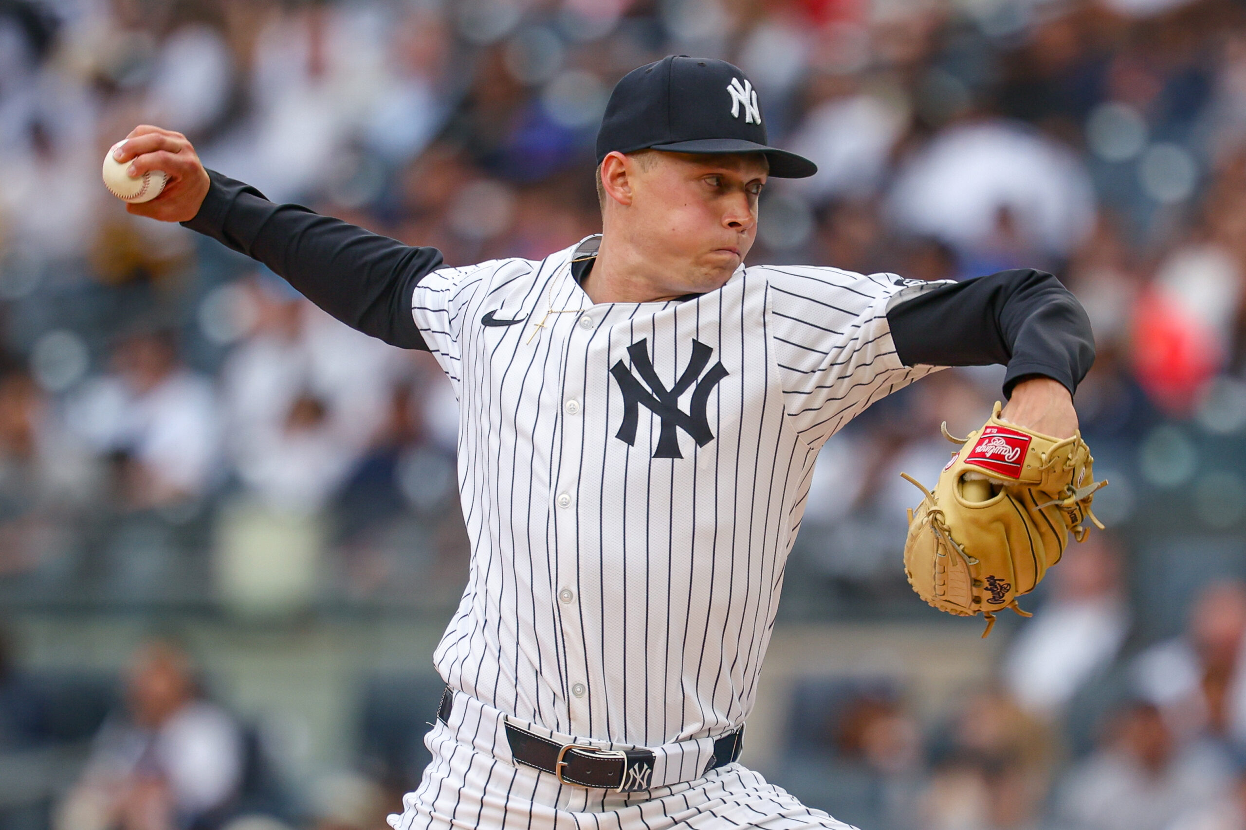 Yankees' rookie starter unleashed new curveball to tie career-high in ...
