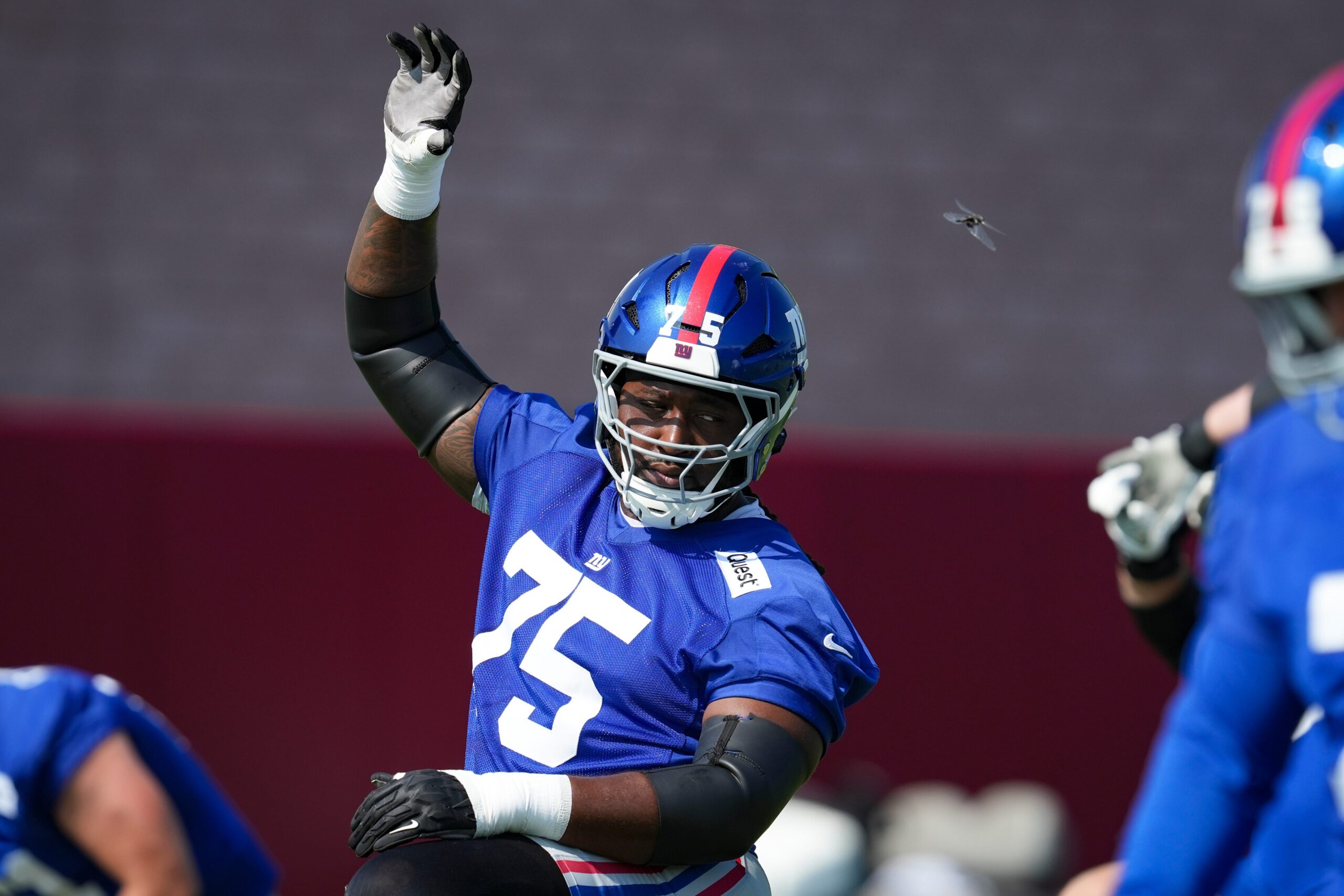 Giants' offensive line bust has been impressive during camp entering do ...