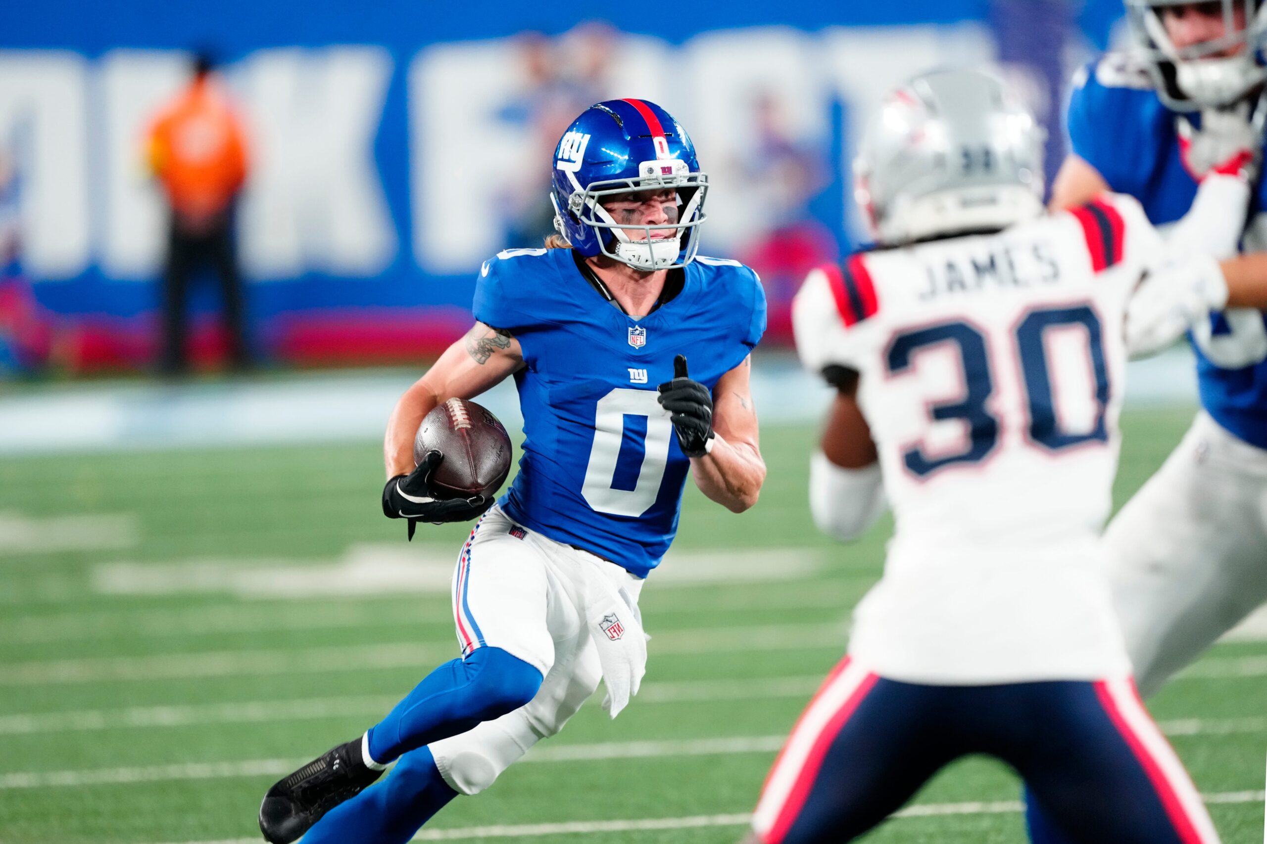 Giants' veteran receiver quite literally just stole roster spot